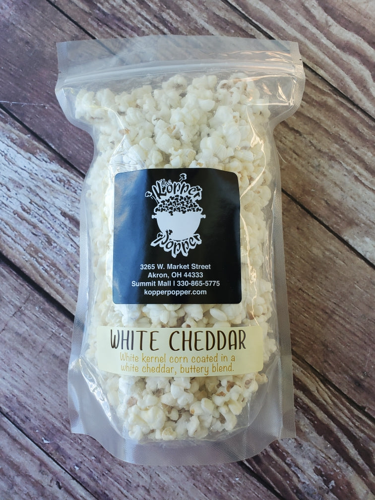 White Cheddar Popcorn – Kopper Popper